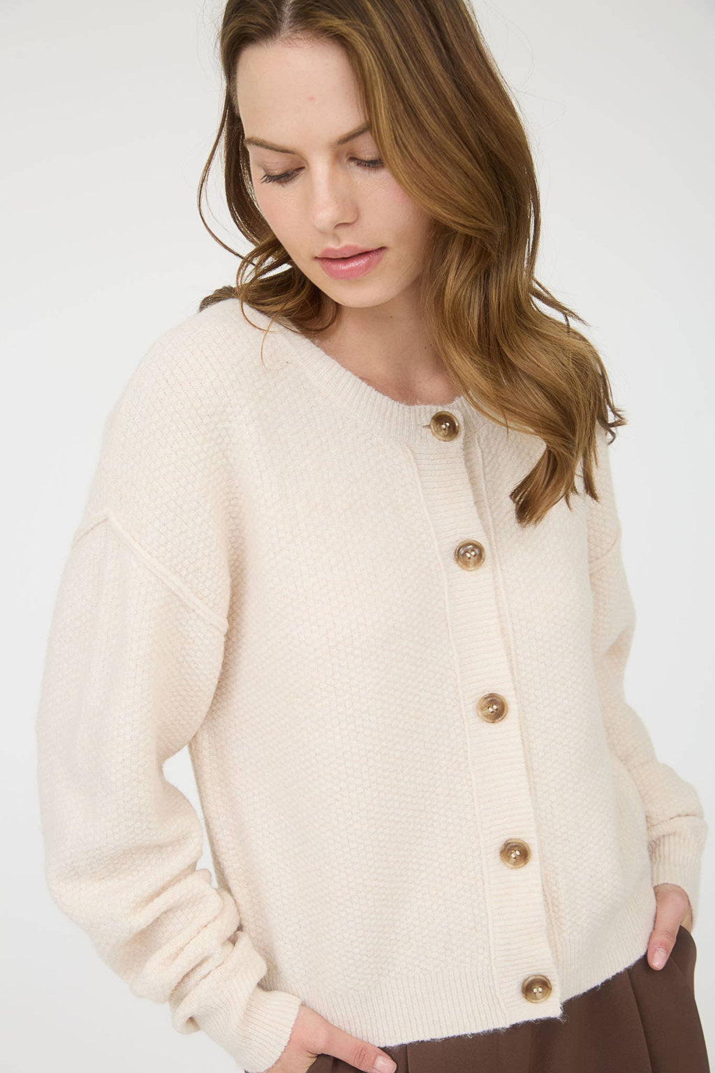 Ivory Cardigan – 11 roses boutique